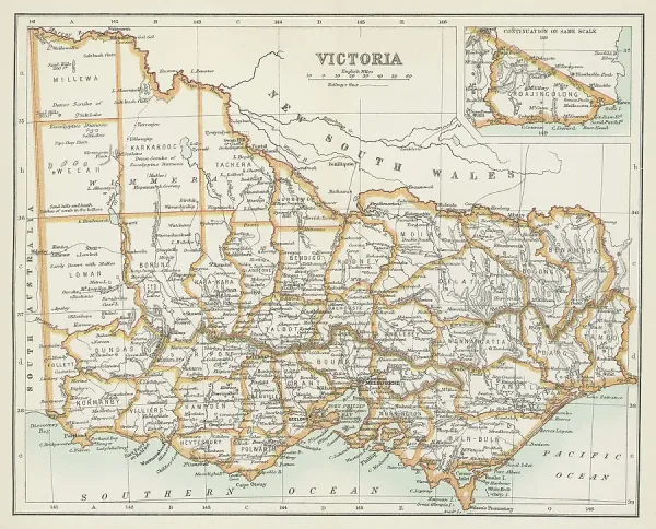 Victoria Australia Detailed Map Melbourne, Victoria, Australia Crazy